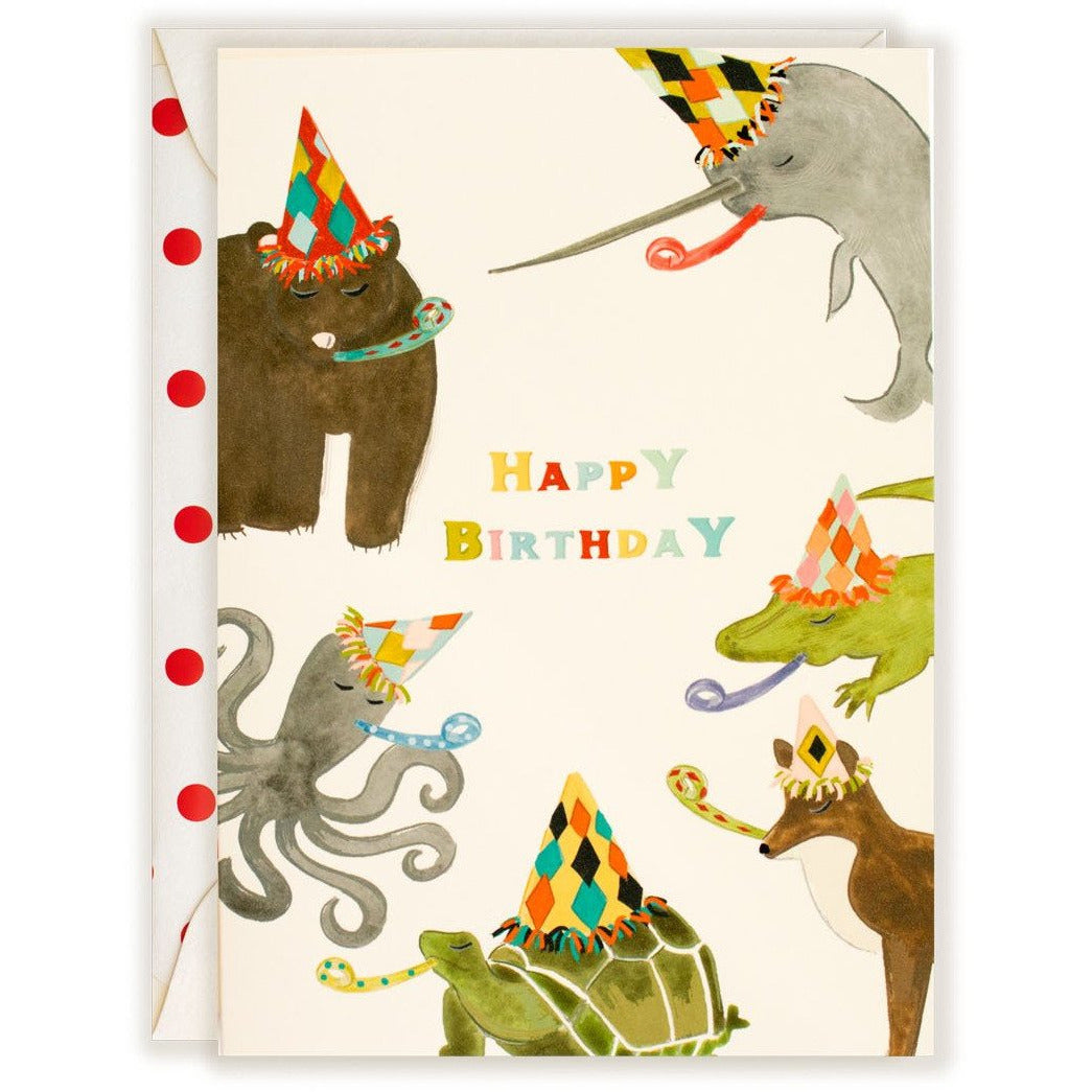 Animal Party Happy Birthday | The First Snow